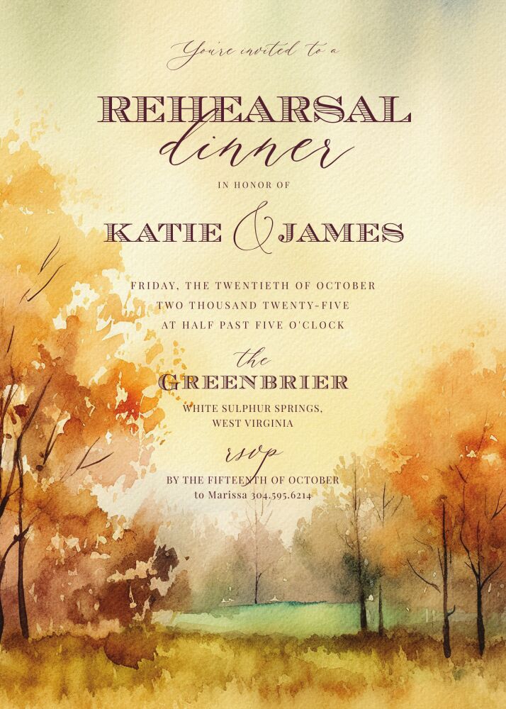 Fall Party Invitations - PrintsWell